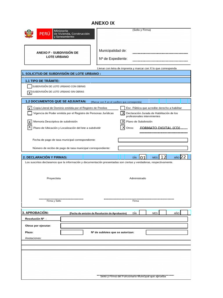 Anexo f Subdvision | PDF