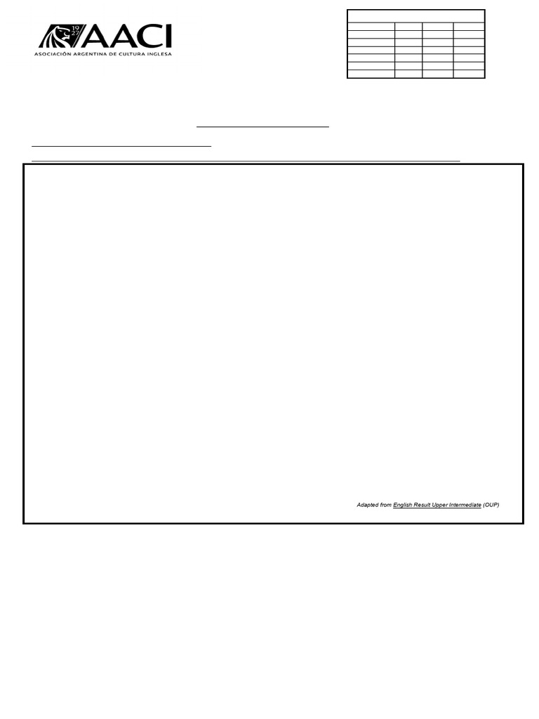 Senior 5 Final Exam July 2015 P1 | PDF | Fast Food