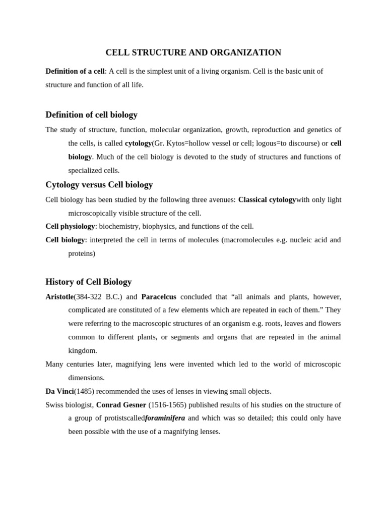 BIO 101 - GENERAL BIOLOGY 1 (Abridged Compilation of Different Topics ...