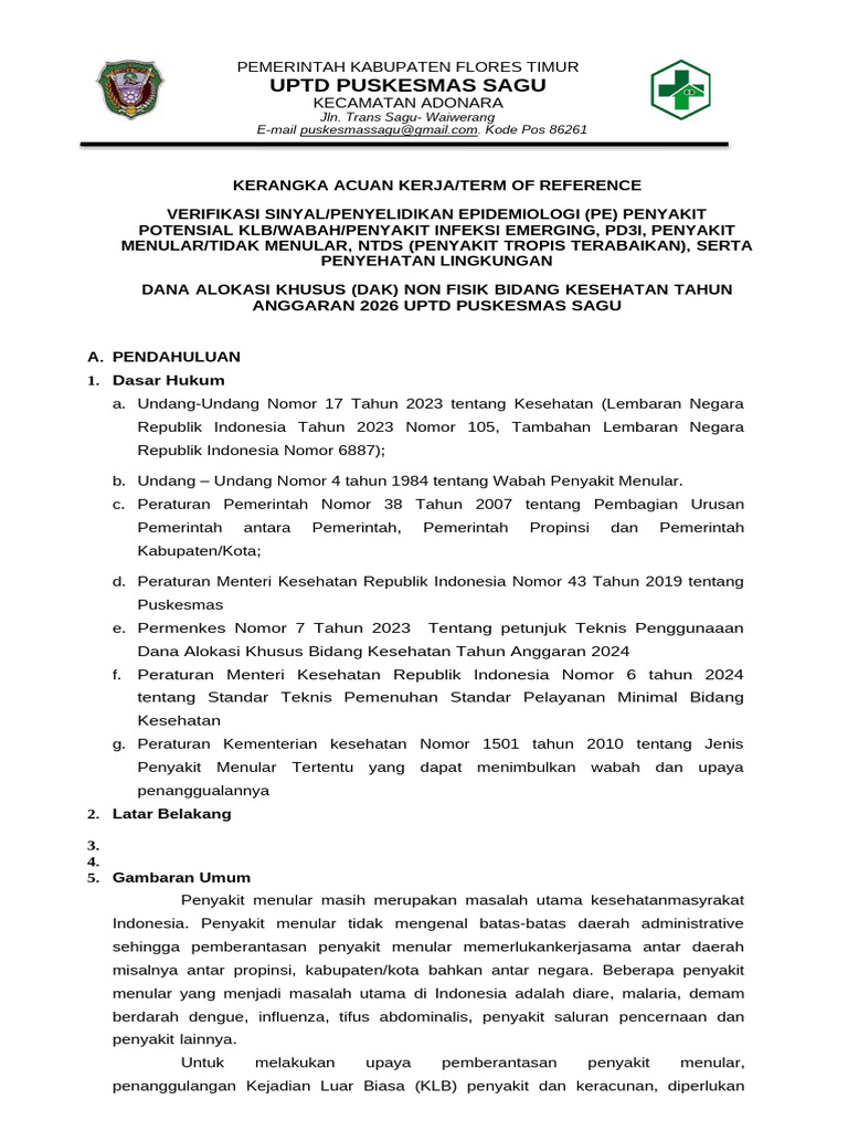 Tor Dan Rab Penyelidikan Epid | PDF