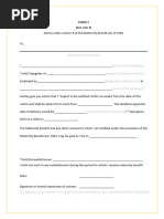 Maternity Leave Application Forms Guide | PDF