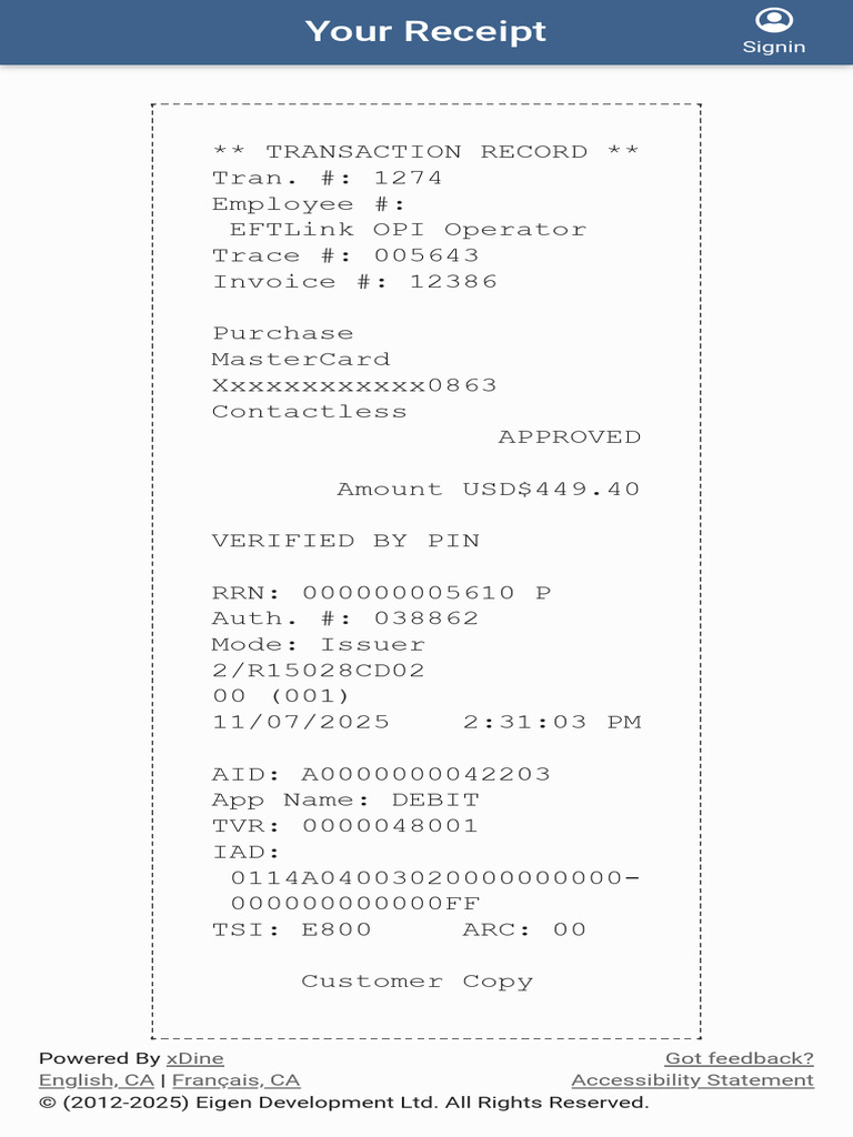 Receipts | PDF