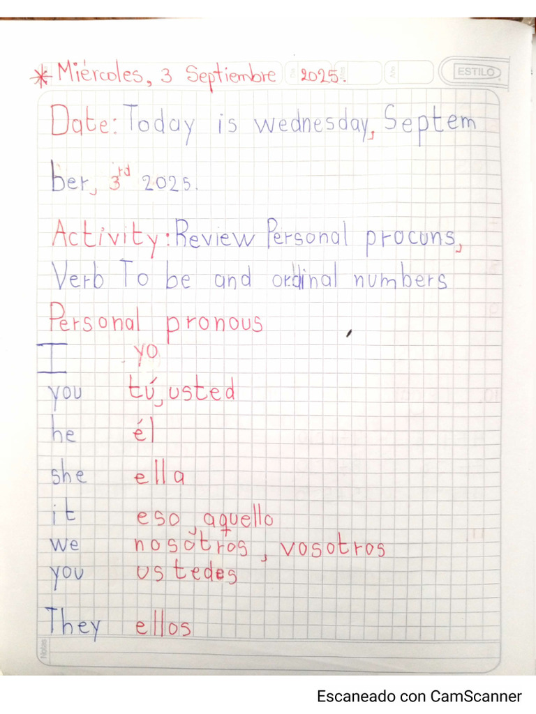 English Review 5th A-B | PDF