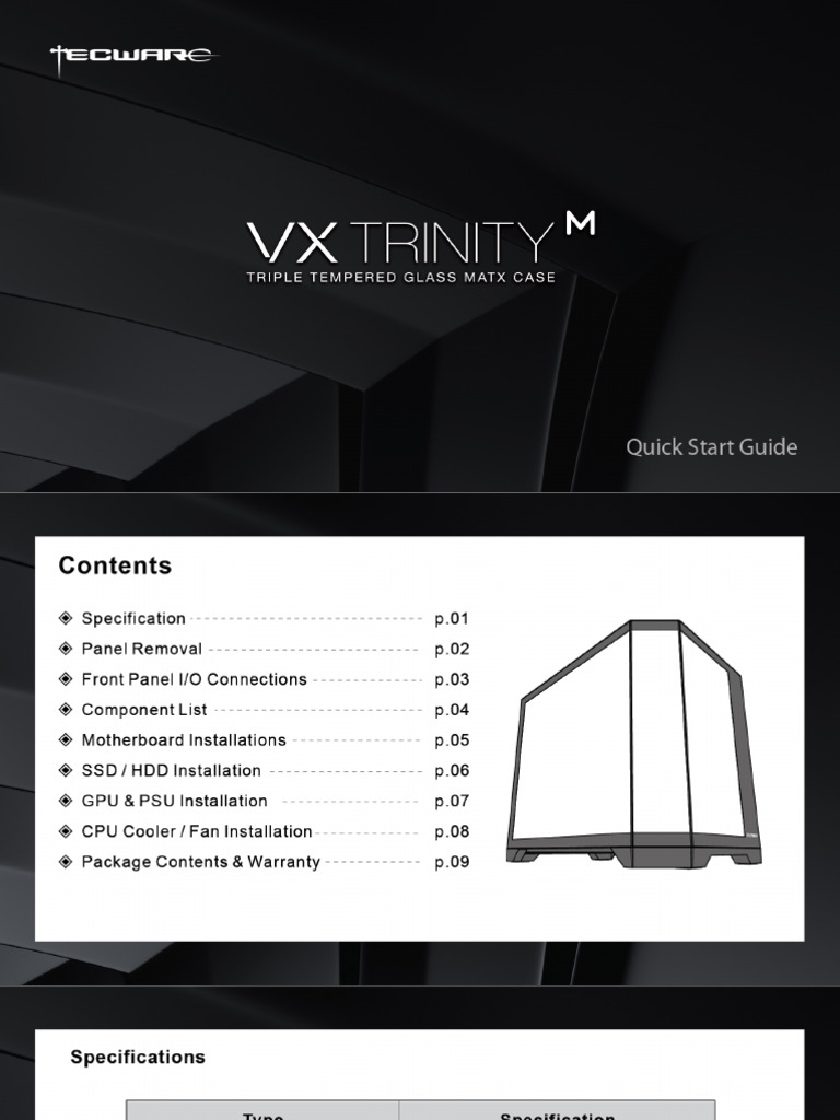 User Manual - VX Trinity M | PDF