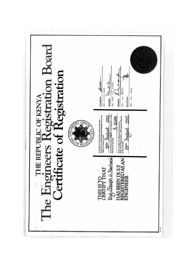 Registration Certificate | PDF