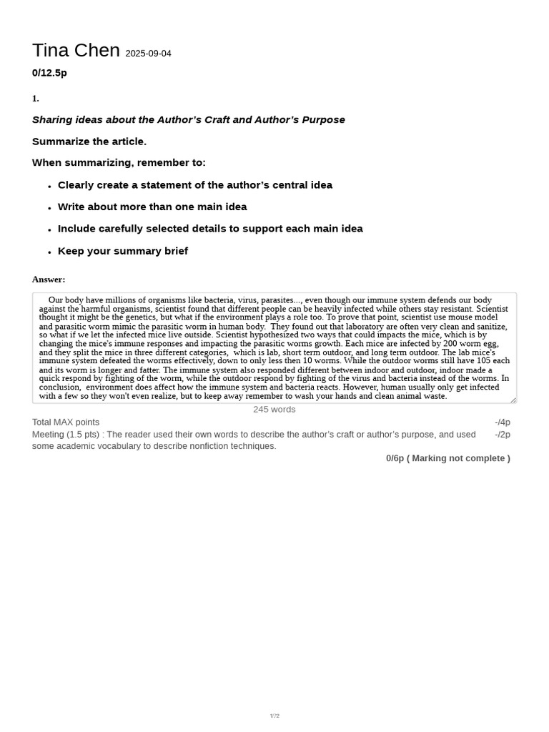 6-5 NF Texts Reading Pre - On Demand (2025) | PDF | Abstract (Summary ...