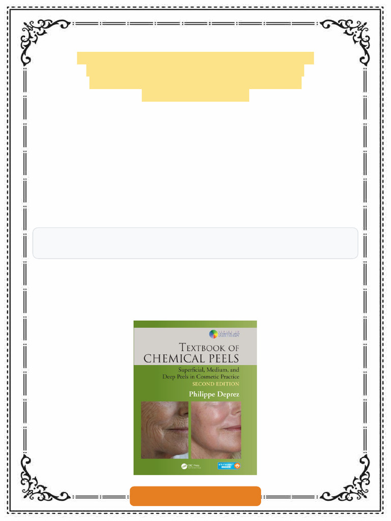 Textbook of chemical peels: superficial, medium, and deep peels in ...