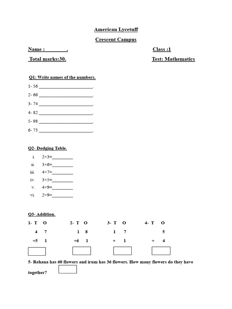 Maths Grand Test | PDF