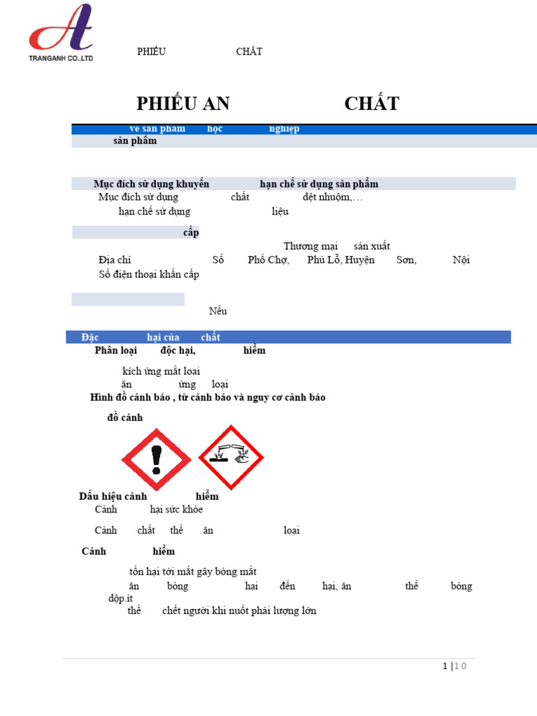 MSDS NaHCO3 - 16.06.24 | PDF