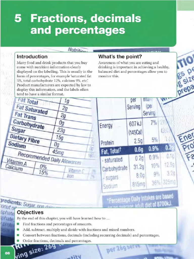 Understanding Fractions, Decimals, Percentages | PDF | Decimal | Number ...