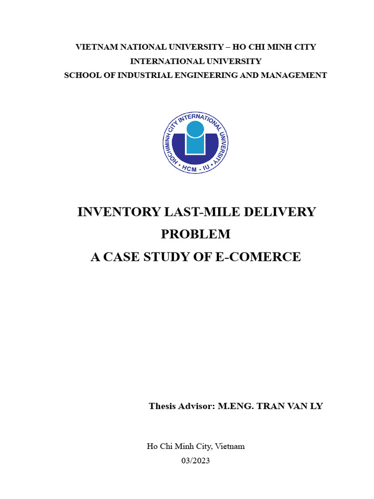E-Commerce Last-Mile Delivery Case Study | PDF | Applied Mathematics ...