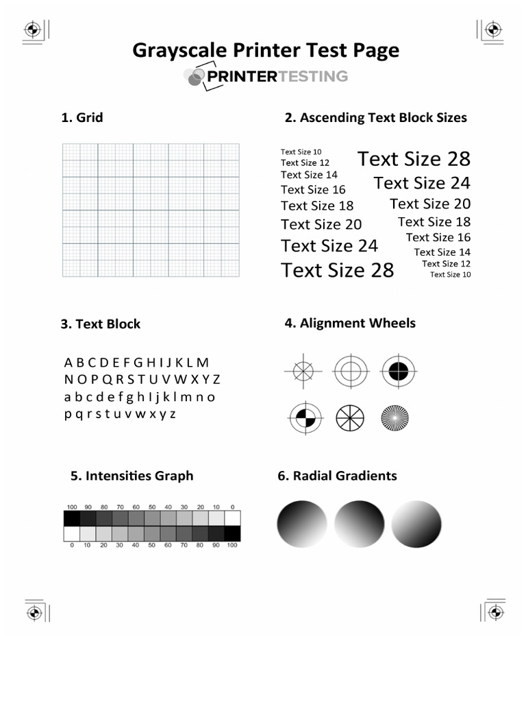 Test Print Black White (1) | PDF