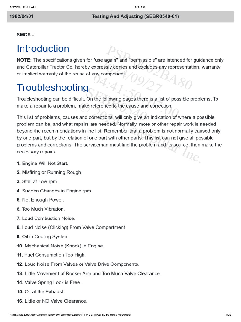 Engine Troubleshooting Guide | PDF | Engines | Pump