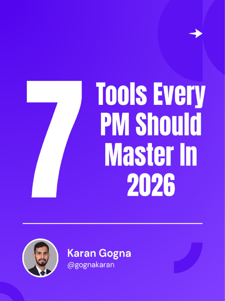 Tools Every PM Should Master in 2026 | PDF