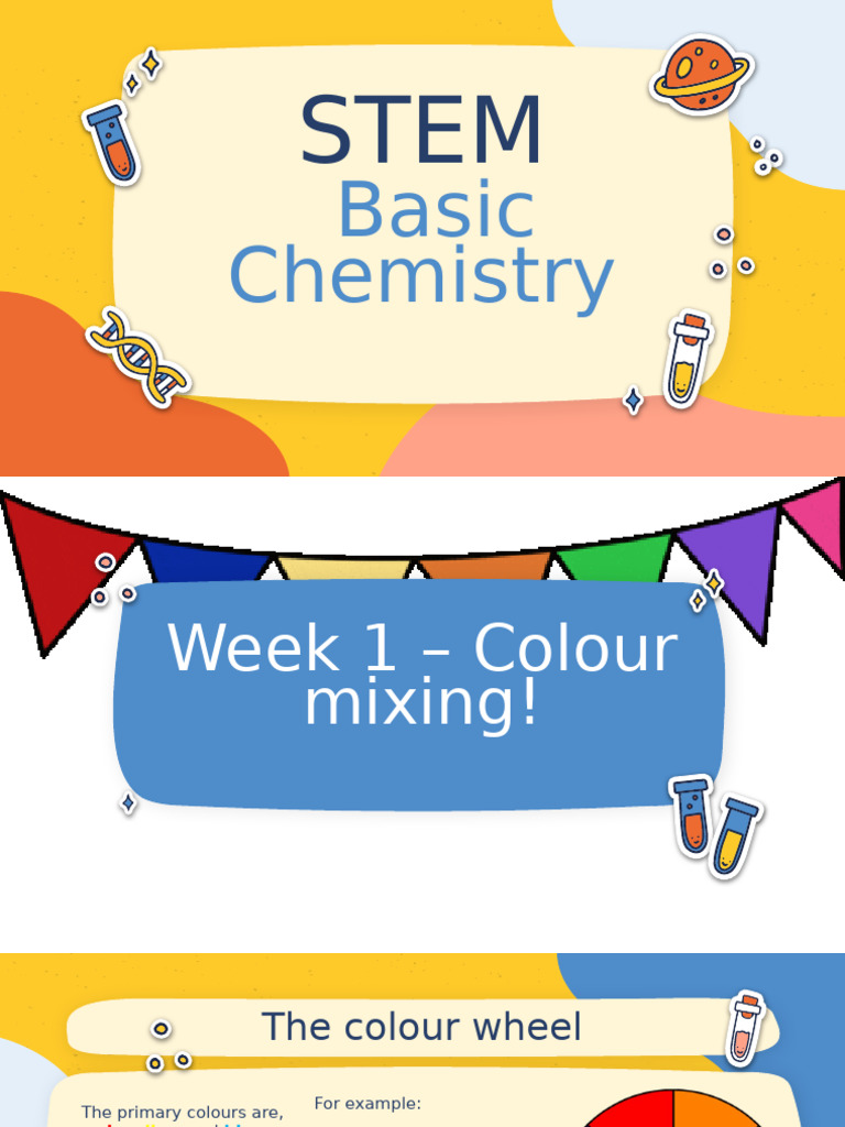 STEM Basics: Color Mixing & Volcanoes | PDF | Volcano | Water Cycle