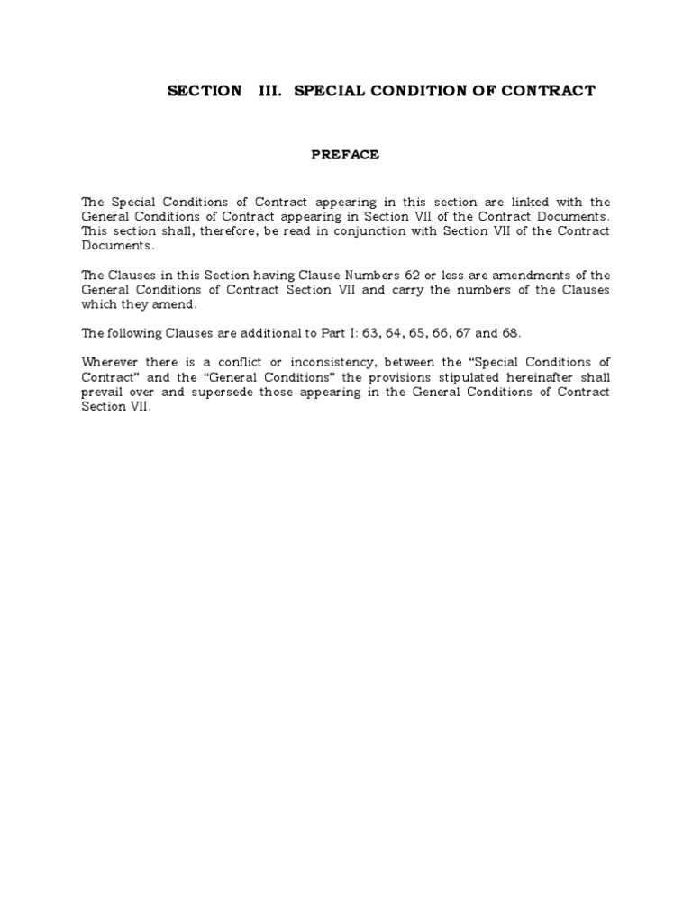 Section III - SCC | PDF | General Contractor | Personal Protective ...