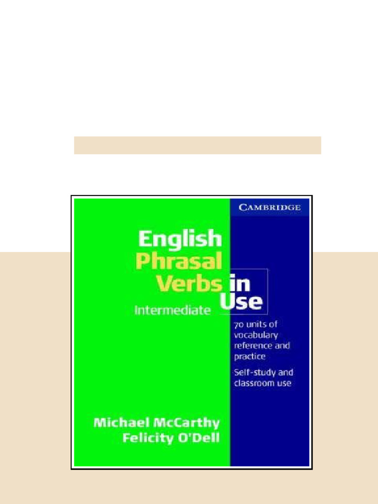 (Ebook) English Phrasal Verb In Use by Michael McCarthy, Felicity O ...