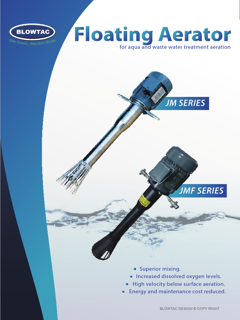 Advanced Surface Jet Aerator Design | PDF | Propeller | Water