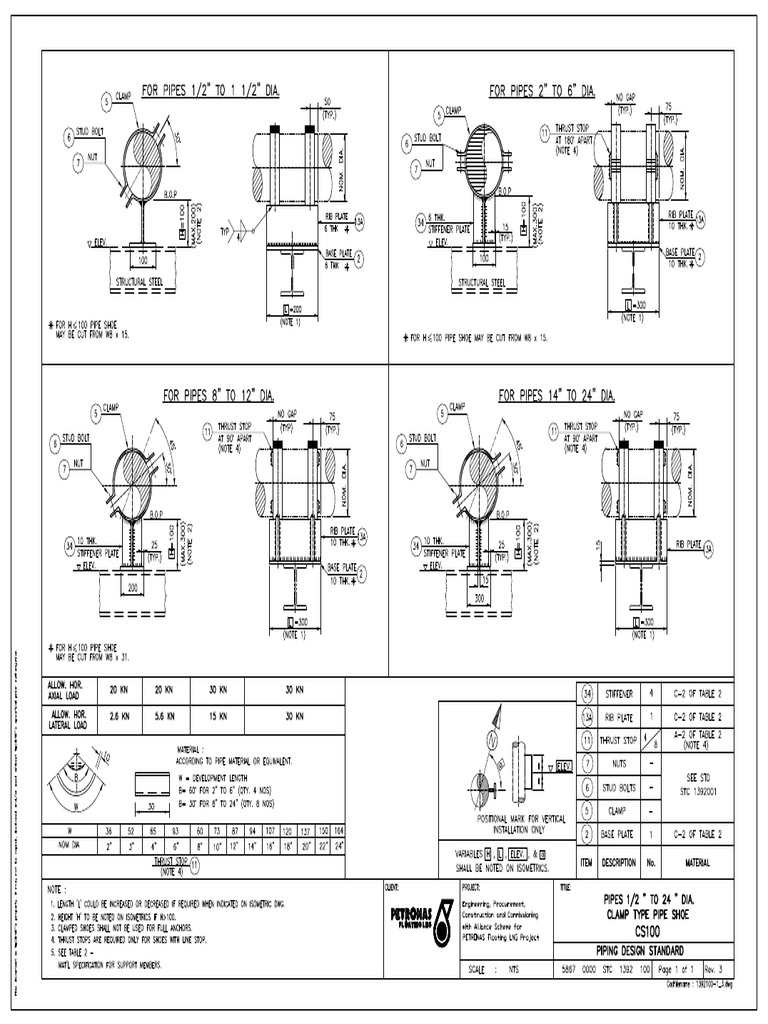 CS-100 Clamp Type Shoe | PDF