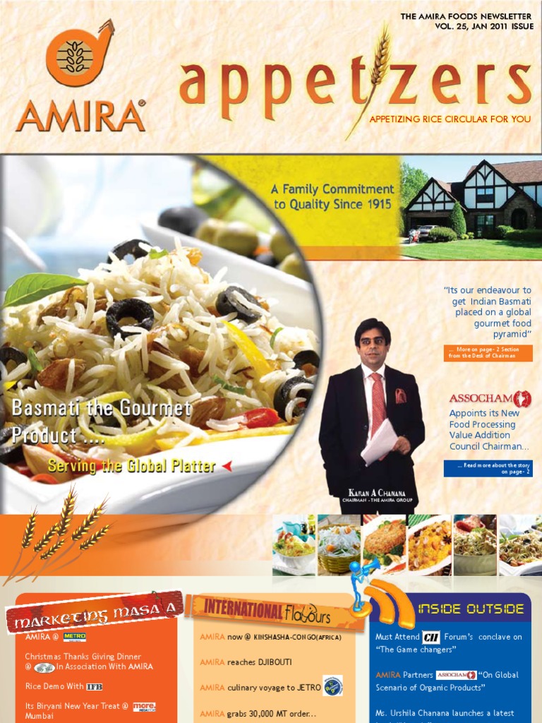 Amira Foods Pure Basmati Rice | PDF | Rice | Food And Drink
