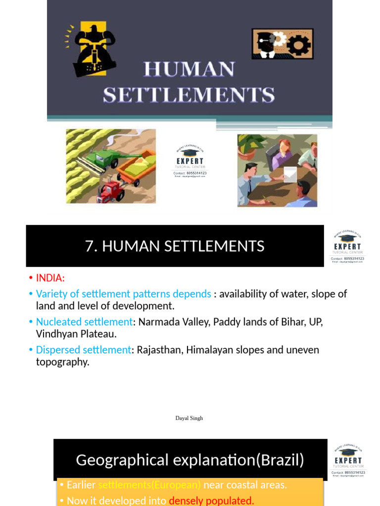 7. Human Settlement | PDF