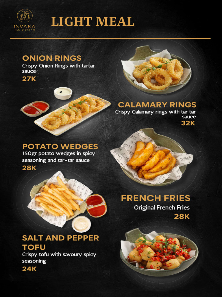 Menu Book Isvara Batam_compressed | PDF | Pizza | Pasta