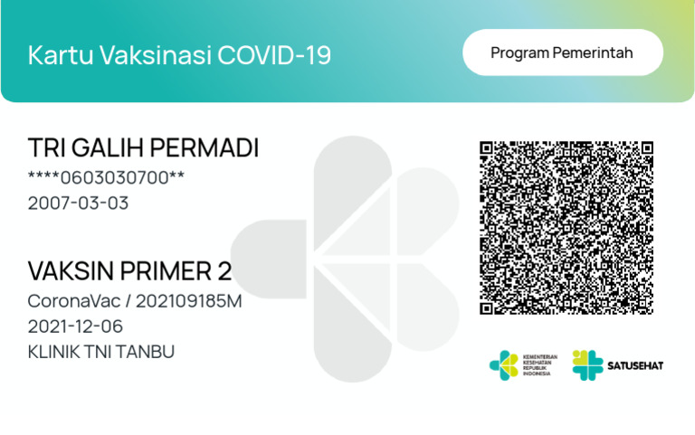 Vaccine Certificate Dose 2 Tri Galih Permadi 581 (1) | PDF