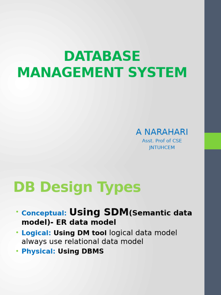 DBMS - UNIT-01 Part-02 | PDF | Relational Model | Table (Database)