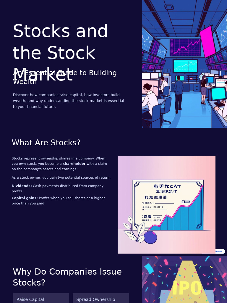 Stocks-and-the-Stock-Market | PDF | Stocks | Dividend