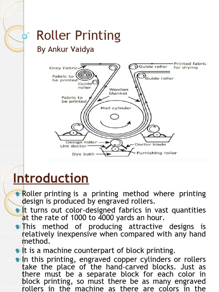 Roller Printing | PDF | Artistic Techniques | Communication Design