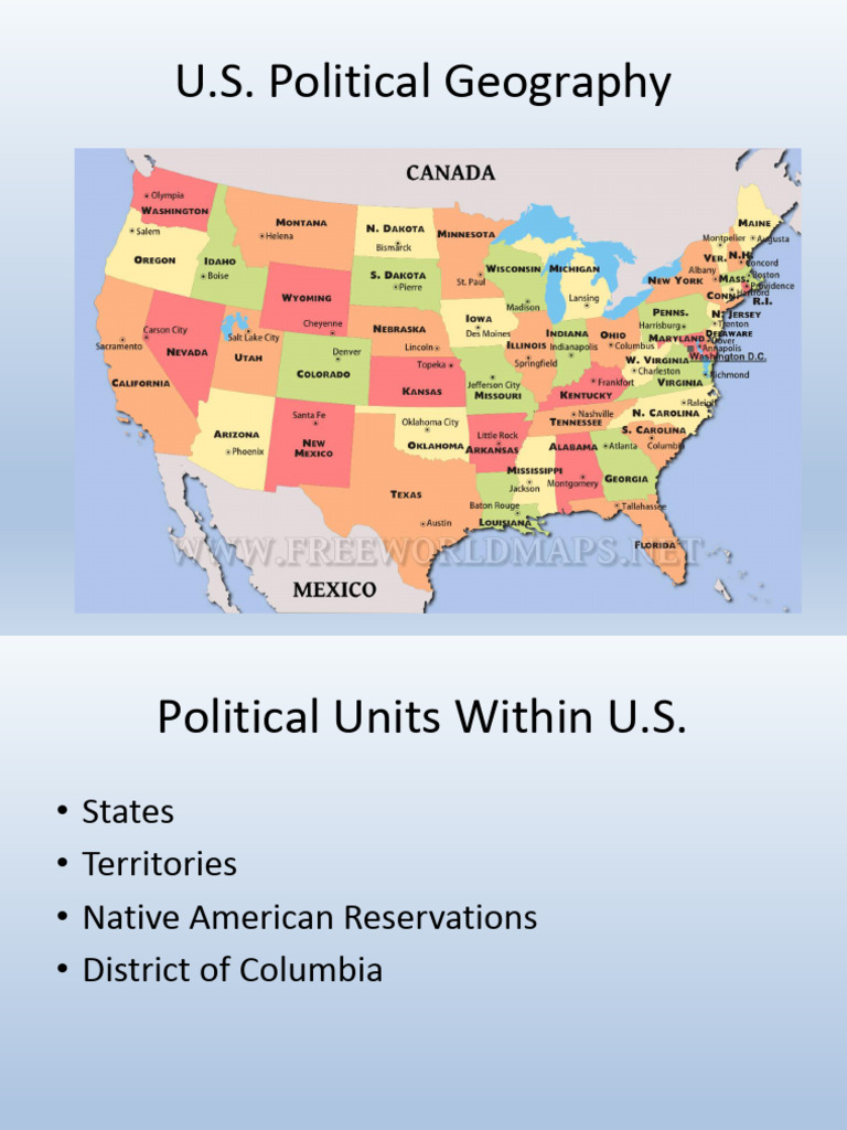 U.S. Political Geography Overview | PDF
