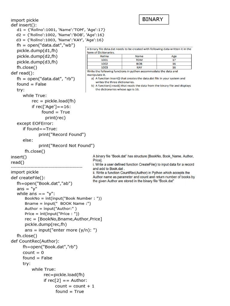Binary | PDF | Computer Programming | Computing