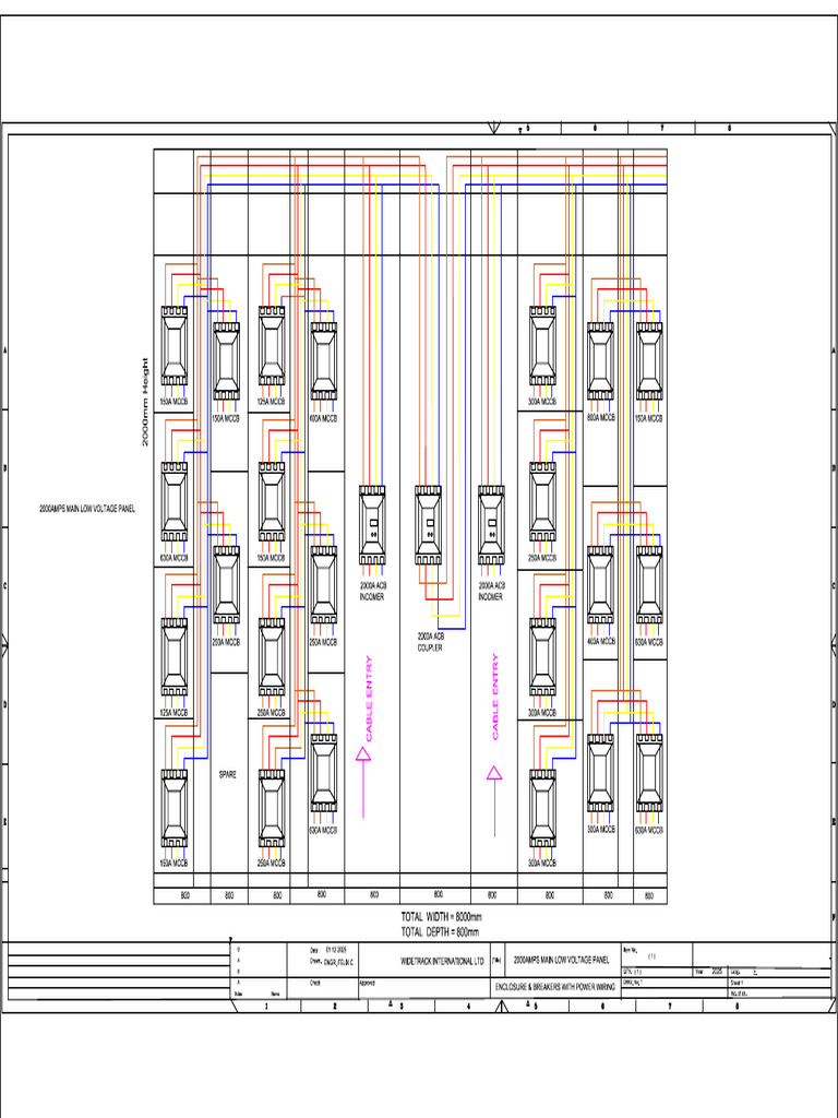 2000A COMPARTMENTALIZE PANEL | PDF | Electrical Engineering | Components