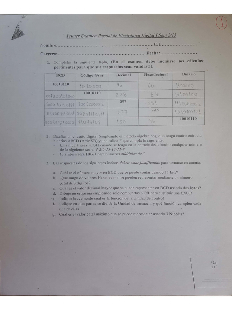 Exa 1p Digital1 | PDF