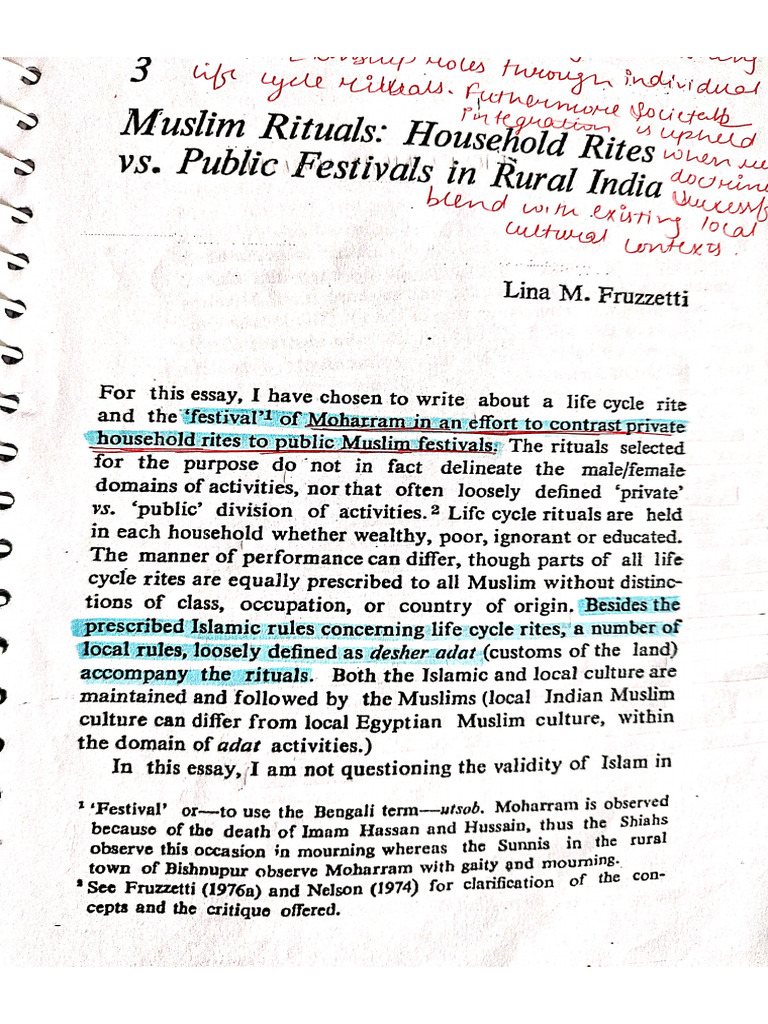 Muslim Rituals | PDF