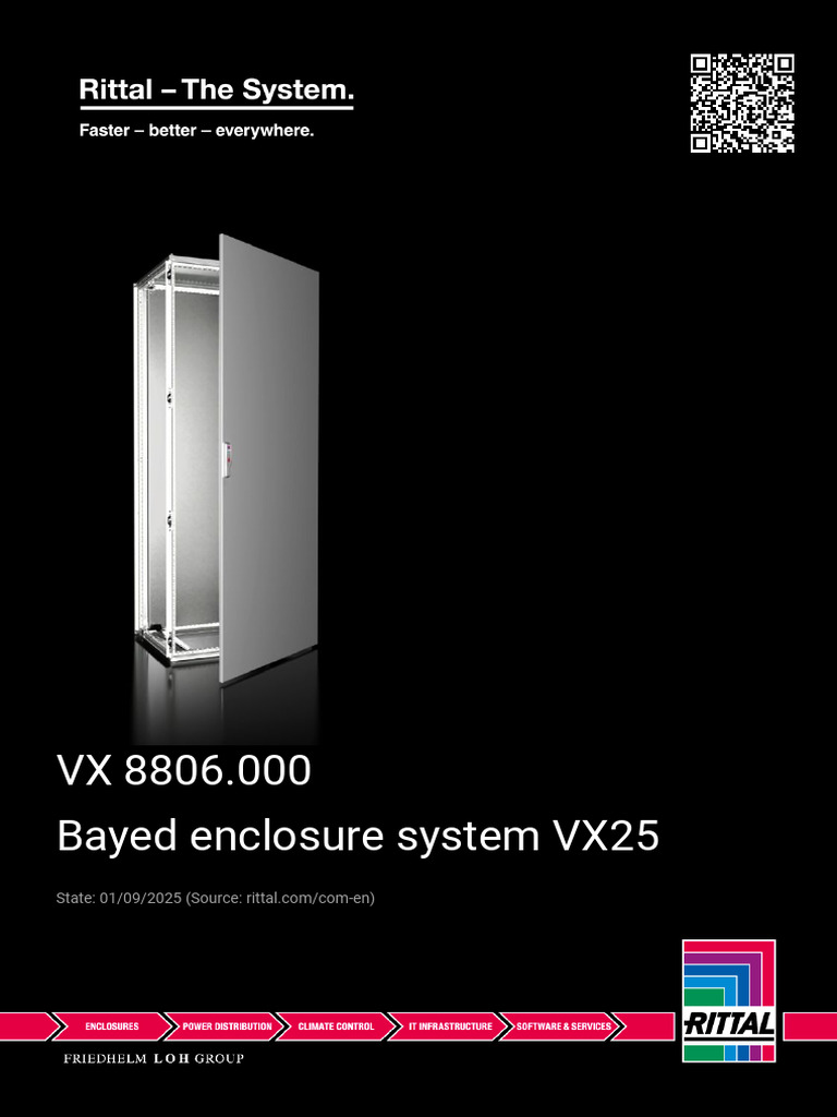 VX 8806.000 Bayed Enclosure System | PDF | Door | Sheet Metal