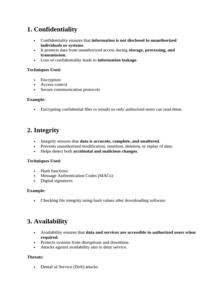 Data Security Principles Explained | PDF