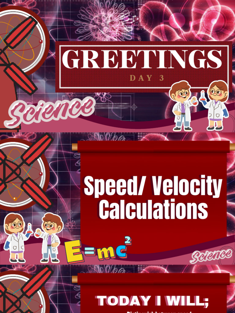 Speed vs. Velocity: Key Concepts and Examples | PDF | Speed | Velocity