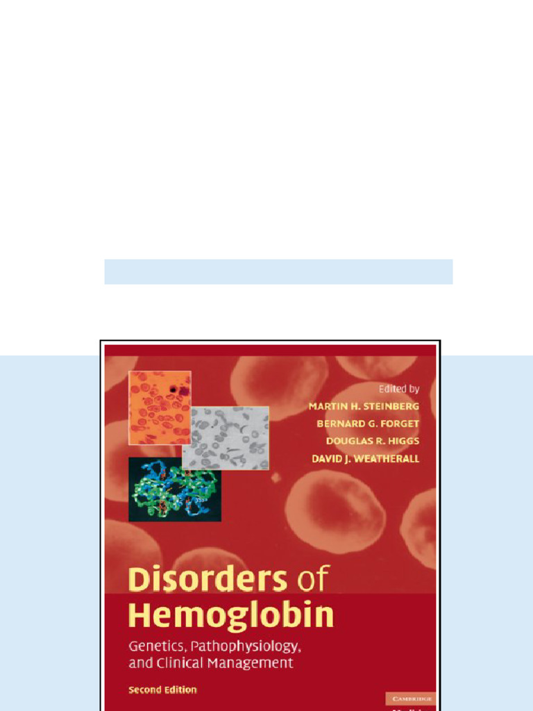 (Ebook) Disorders of Hemoglobin: Genetics, Pathophysiology, and ...