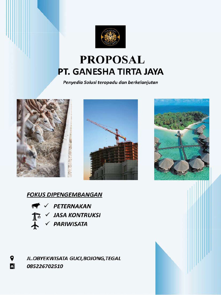 Proposal PT Ganesha Tirta Jaya | PDF