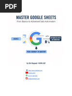 Google Sheets Starter Exercises | PDF | Spreadsheet | Computer Programming