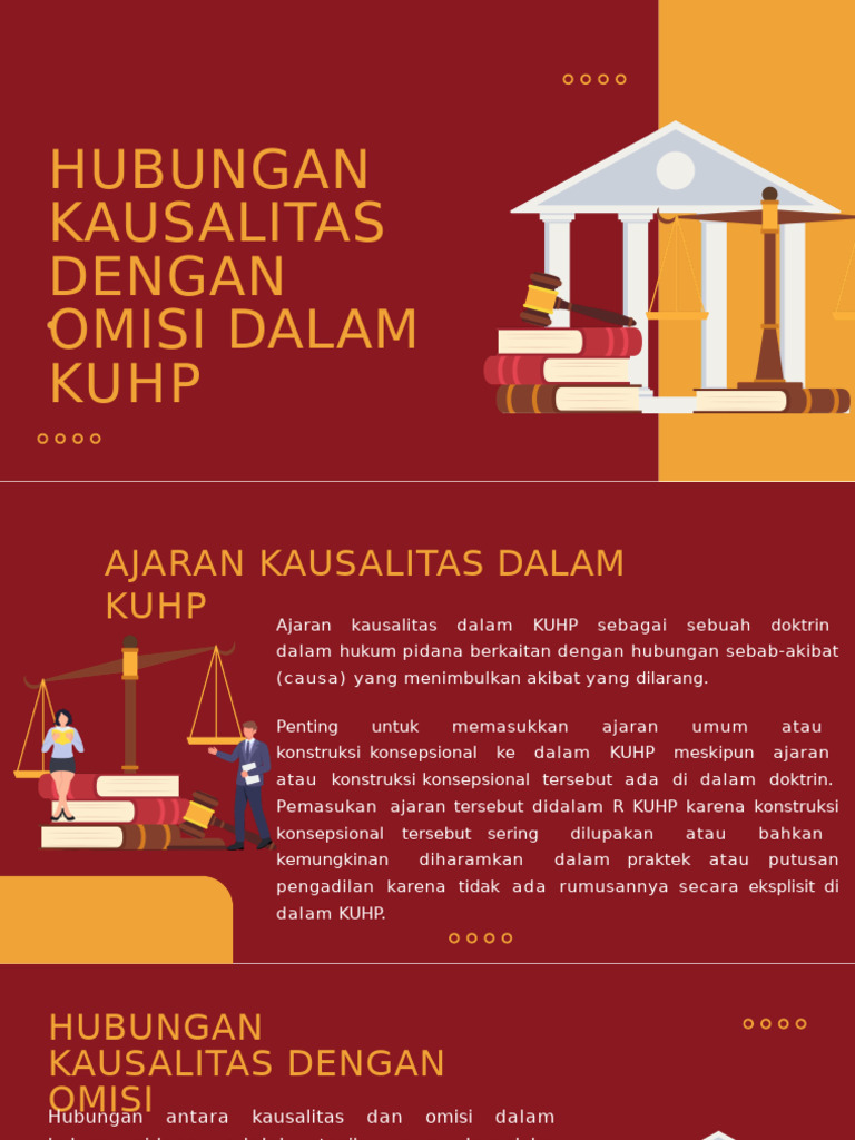 Hukum Pidana 14 Teori Kausalitas Dan Omisi | PDF