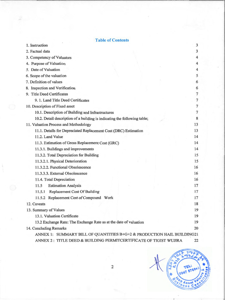 Comprehensive Fixed Asset Valuation Guide | PDF | Real Estate Appraisal ...