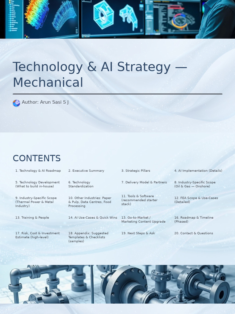 AI-Driven Mechanical Engineering Strategy | PDF | Artificial ...