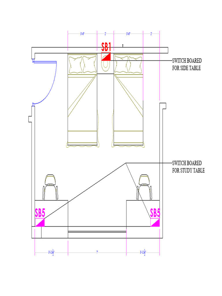 Switch Board Layout for Tables | PDF