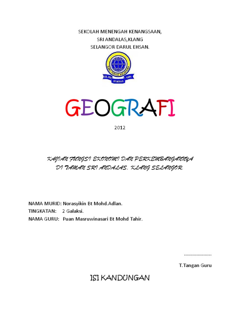 Folio Geografi | PDF