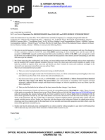 Hindi Notice Draft Format | PDF
