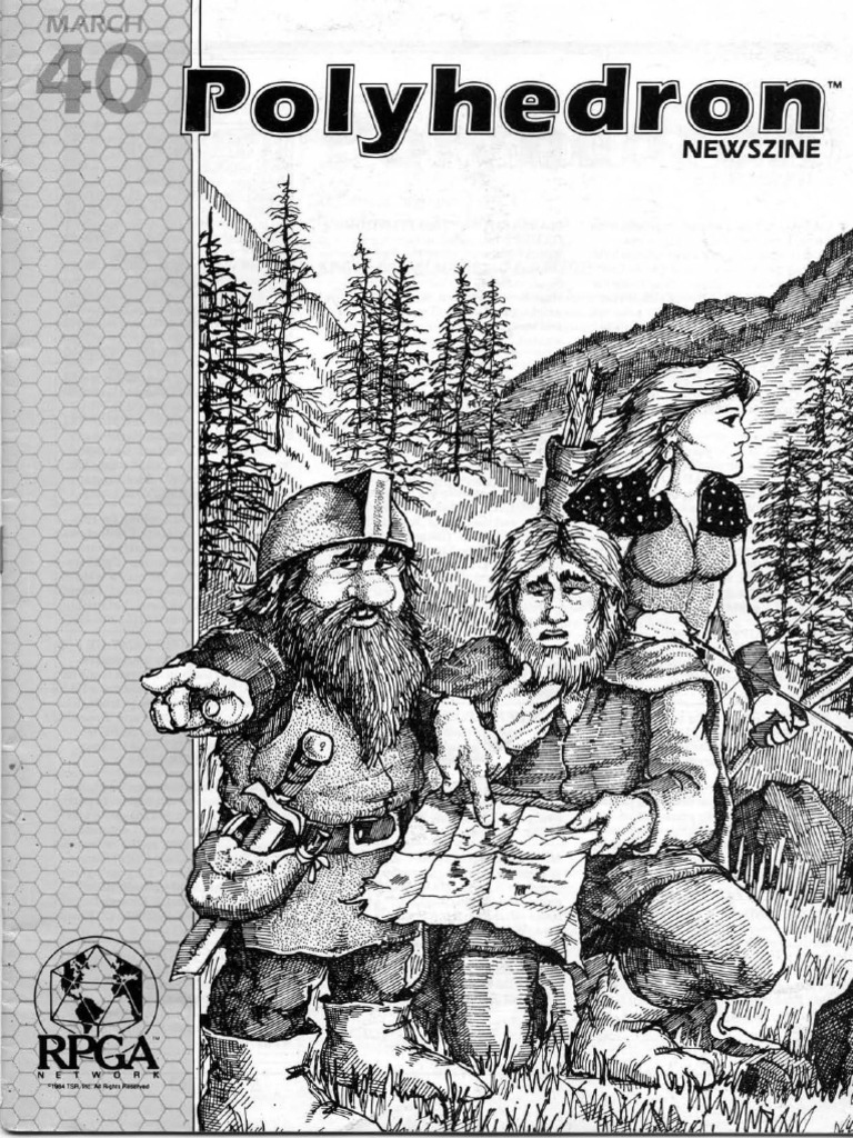 Polyhedron 040 - Jean Rabe [Editor] | PDF | Tsr, Inc. | D20 System