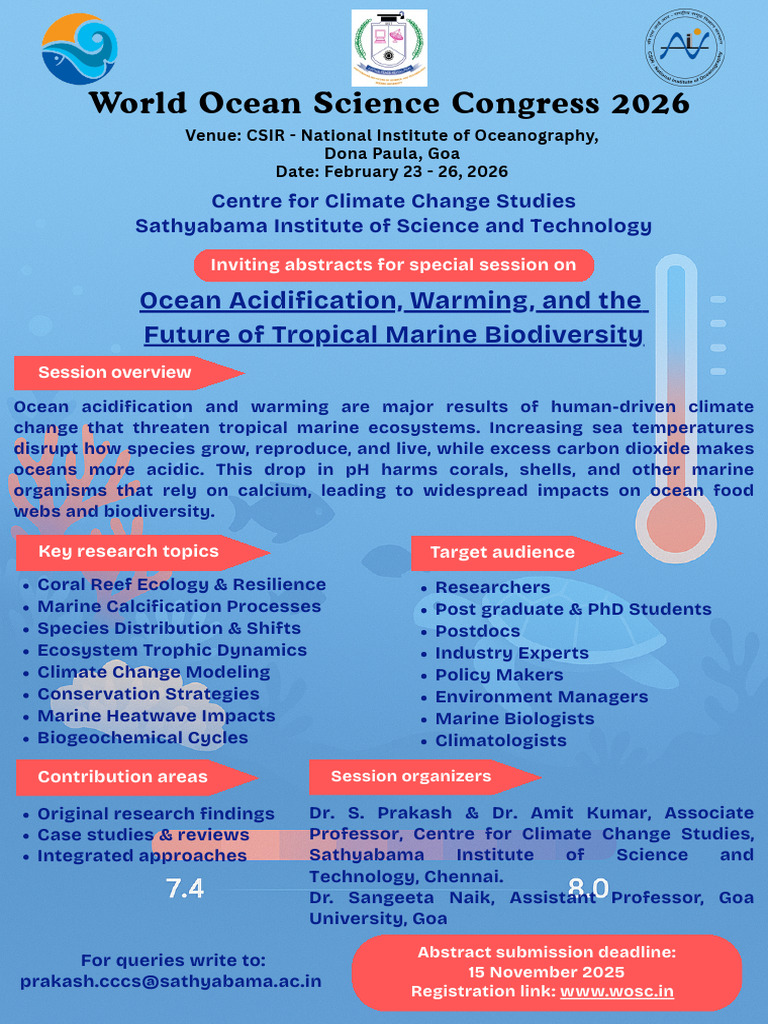 Special Session On OA and Waming - WOSC 2026 | PDF