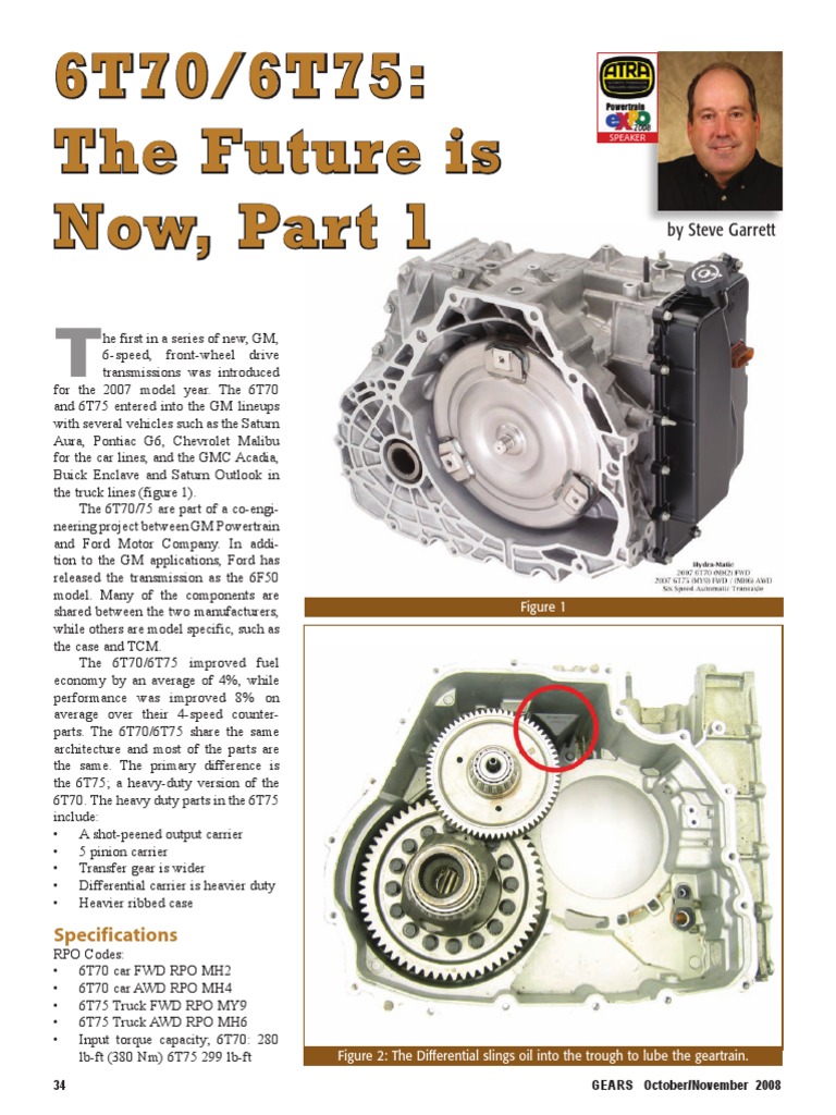 6T70/6T75: The Future Is The Future Is Now, Part 1 Now, Part 1 | PDF ...